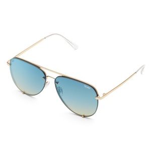 Quay Australia | Accessories | Nwt Quay High Key Mini Rimless Aviator ...